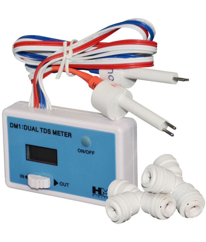 Buy 0 9990 Ppm Range DM 1 In Line Dual TDS Monitor For In Out Water buy-0-9990-ppm-range-dm-1-in-line-dual-tds-monitor-for-in-out-water
