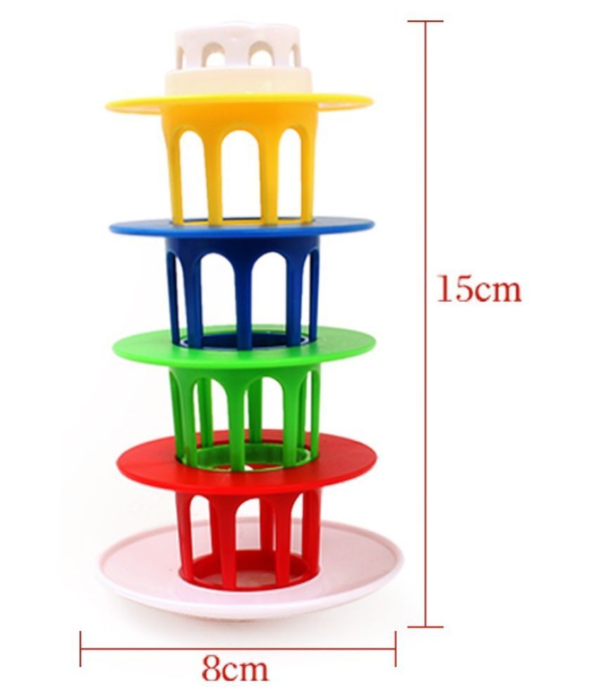 Activity Balance Tower Building Blocks Toys Balance Training Board Game ...