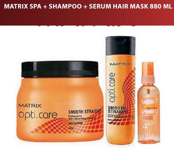 Imported Combo Matrix Opti Care Spa,Shampoo, & Serum Hair Mask 880 ml ...