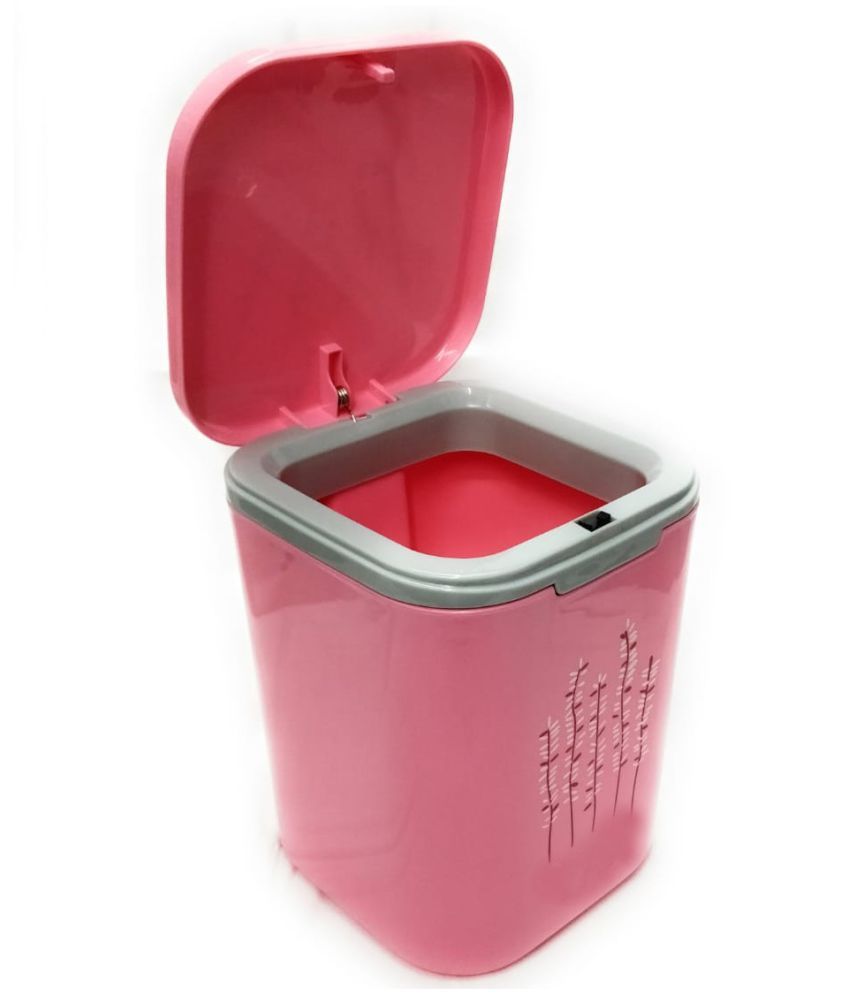 CSM Table Dustbin With Lid Small Square- Color May Vary: Buy CSM Table ...