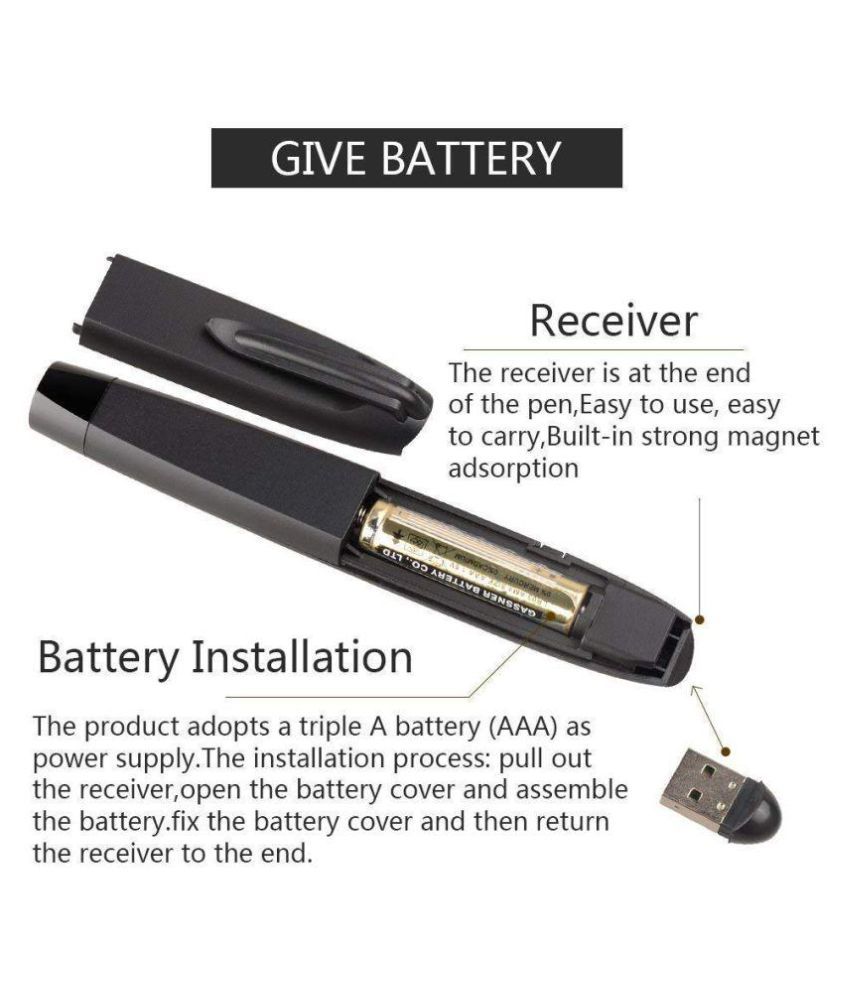 Techtest Wireless Presenter Remote Control with Laser Pointer Slide ... Techtest Wireless Presenter Remote Control with Laser Pointer Slide ...