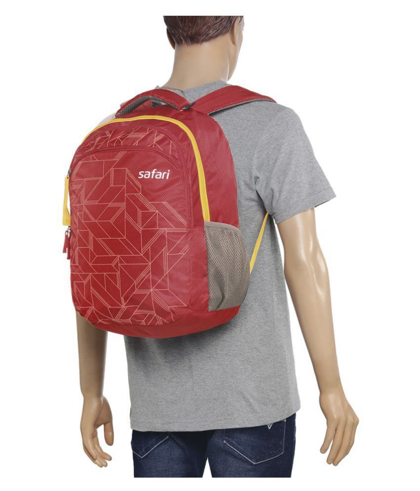 Safari Red Tangram Backpack college bag college backpacks - Buy Safari ...