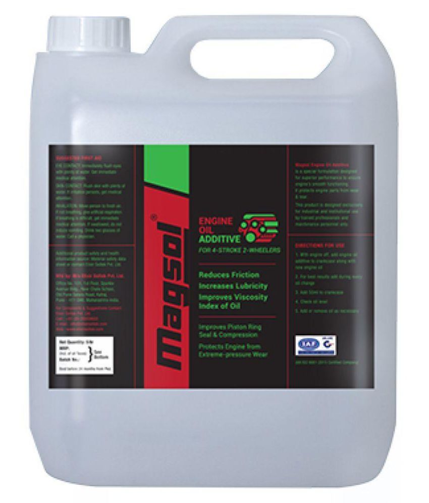Magsol 2W Engine Oil Additive ( 5 LTR ): Buy Magsol 2W Engine Oil ...