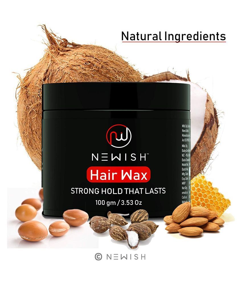 Newish Natural Hair Wax For Men Stylish Strong Hold Wax 100 G Buy Newish Natural Hair Wax For