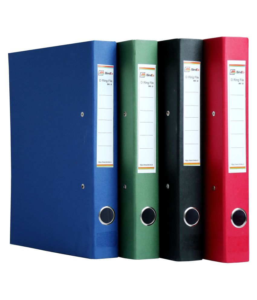 BindEx Ring Binder Box File Red Pack of 4: Buy Online at Best Price in ...