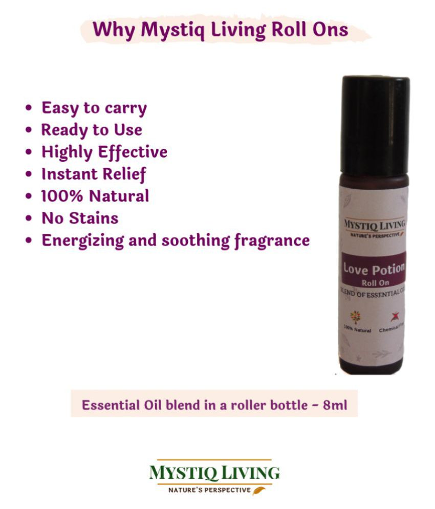 Mystiq Living Love Potion Essential Oil Blend Roll On - Romance Unisex ... Mystiq Living Love Potion Essential Oil Blend Roll On - Romance Unisex ...