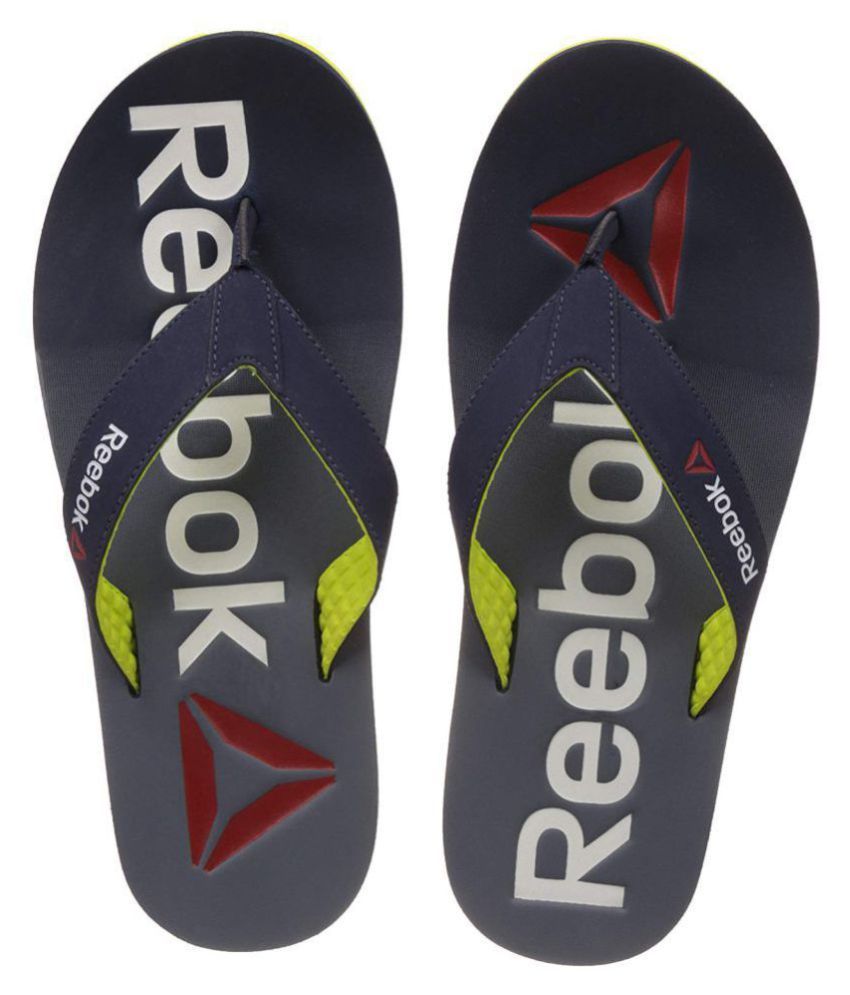 Reebok Navy Thong Flip Flop Price In India Buy Reebok Navy Thong Flip Flop Online At Snapdeal