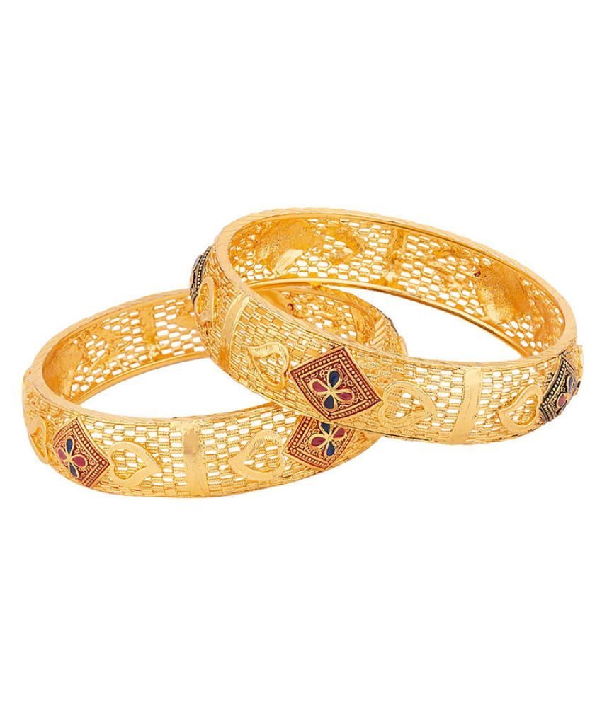 Voylla Eastern Delight Jaali Work Bangles: Buy Voylla Eastern Delight ...