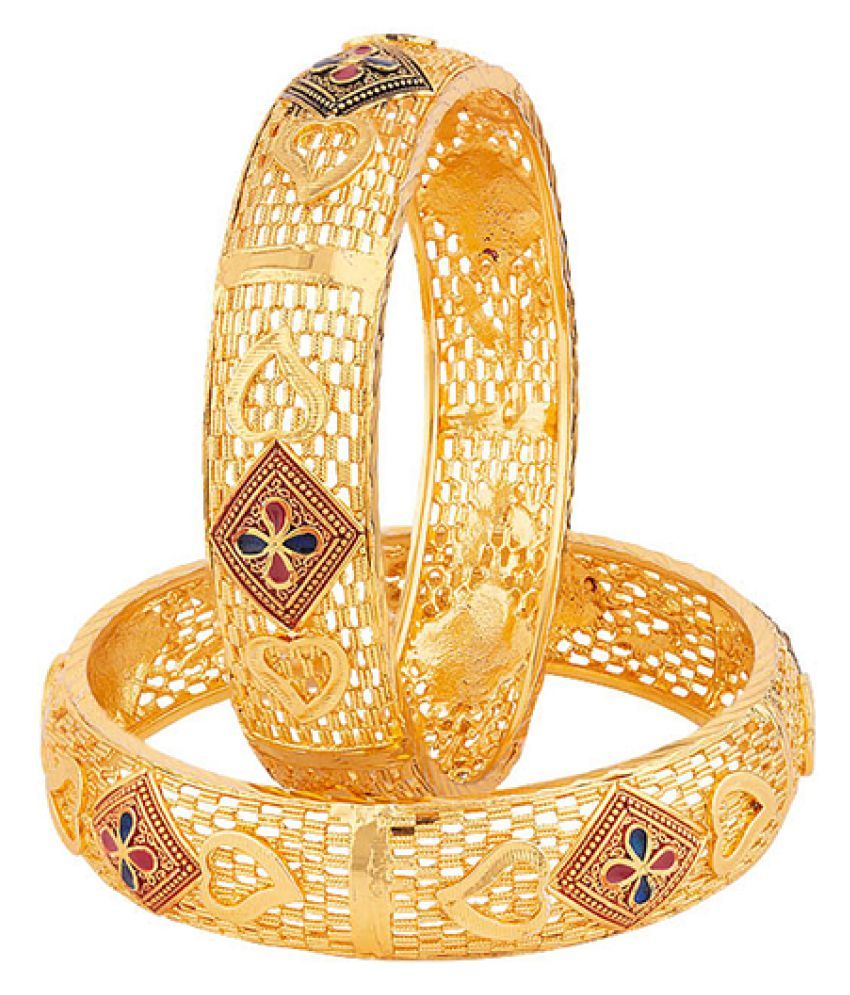 Voylla Eastern Delight Jaali Work Bangles: Buy Voylla Eastern Delight ...
