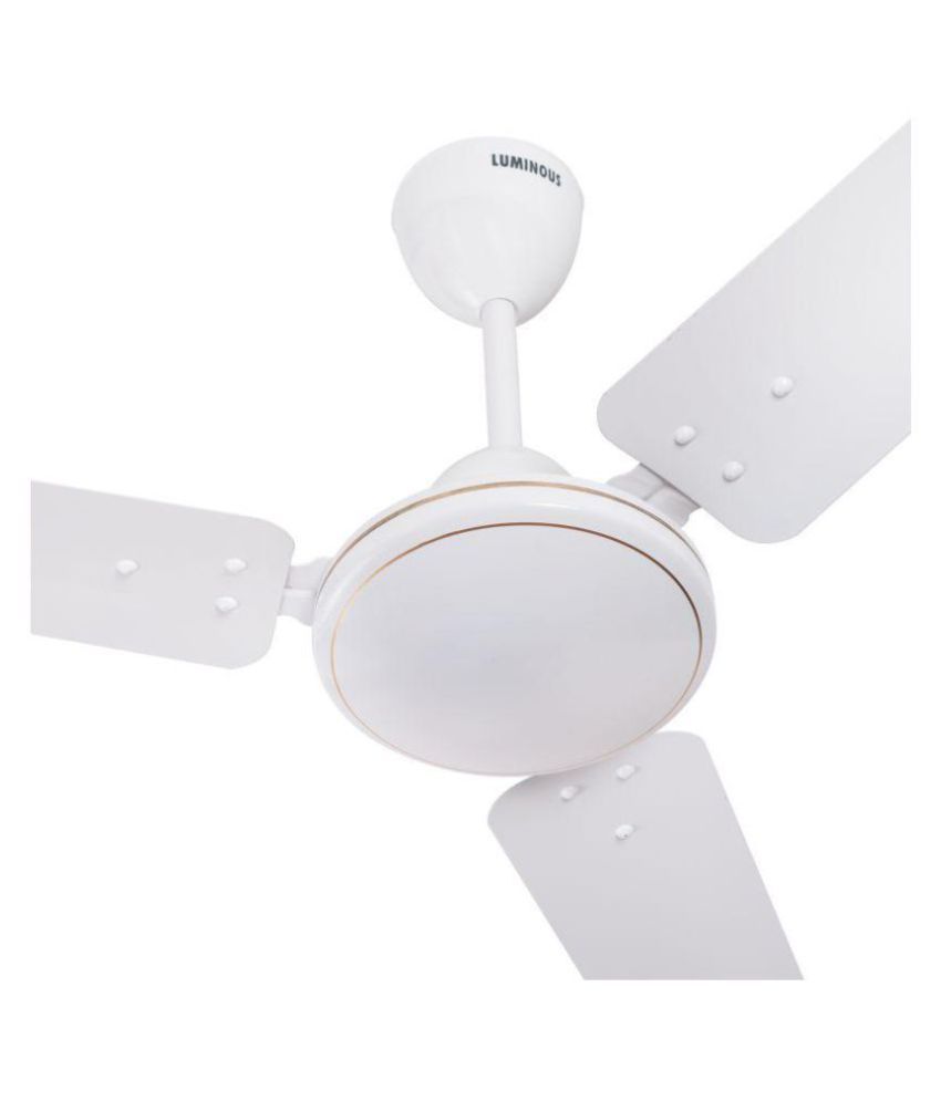 Luminous 1200 Merc Star Ceiling Fan White Price in India - Buy Luminous ...