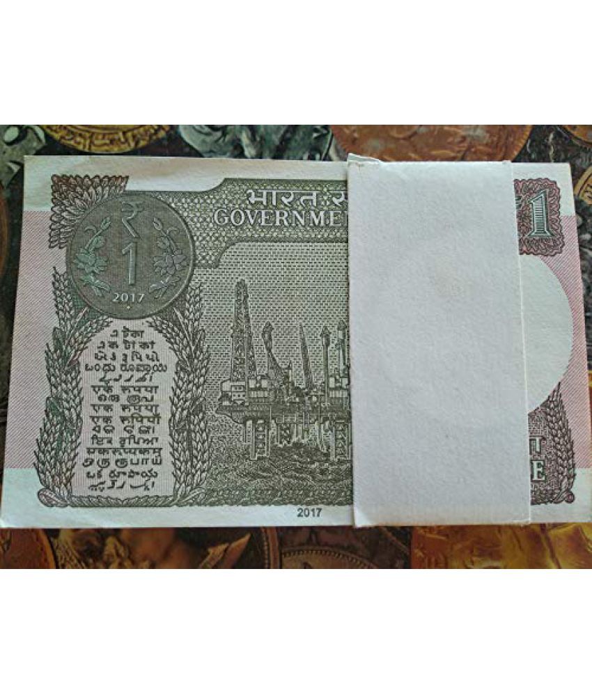 100 Notes Serial Packet ( Bundle ) - 2017 - 1 R - UNC UNCIRCULATED: Buy ...