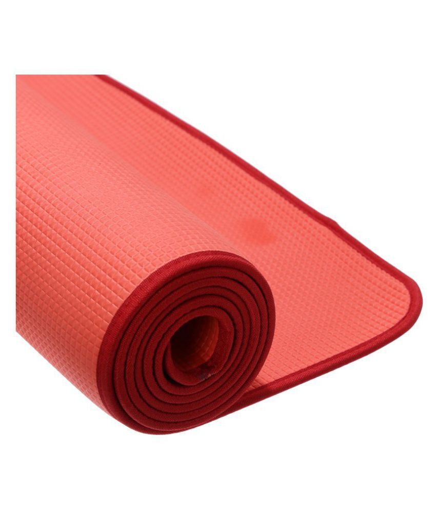 MDN 4MM Yoga Mat Exercise Mat With Attached Carry Strap With Stitched MDN 4MM Yoga Mat Exercise Mat With Attached Carry Strap With Stitched