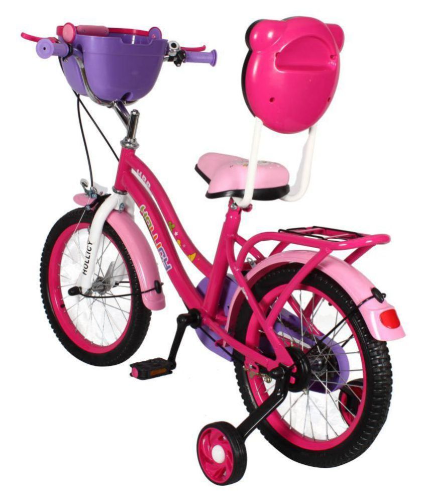 HOLLICY HBB premium 16 inch kids bicycle Pink 40.64 cm(16) Mountain ...