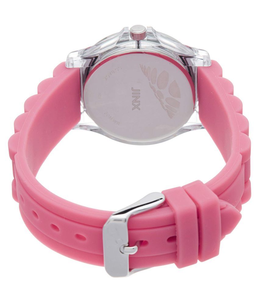 Jinx PU Round Womens Watch Price in India: Buy Jinx PU Round Womens ...
