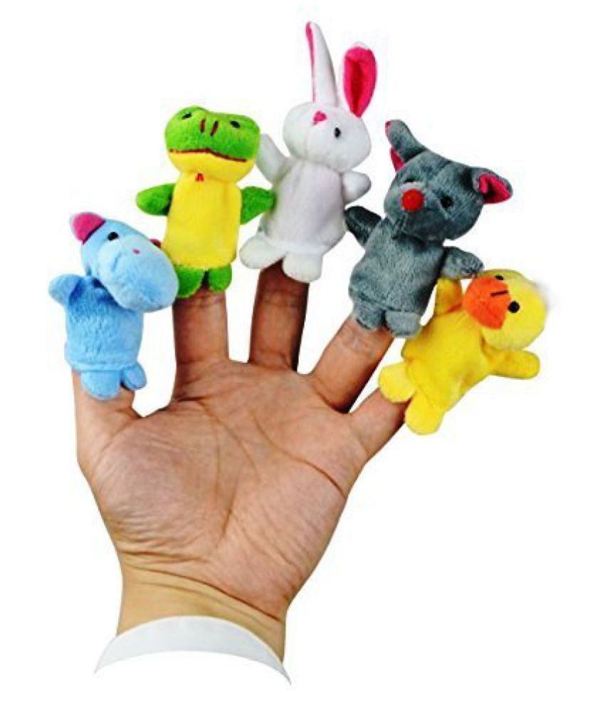 Kuhu Creations® Supreme 5 Pcs (Random) Animal Puppets Baby Story ...