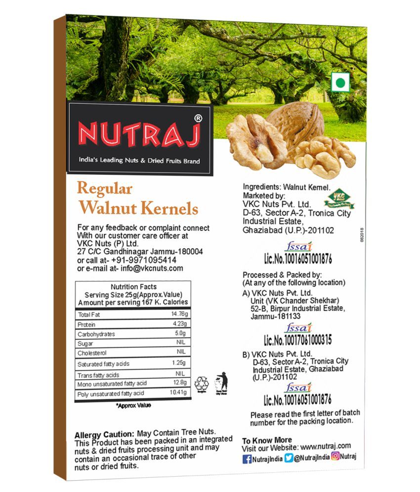 Nutraj Regular Brown Halves Walnut Kernels 500 g (250 g X 2): Buy ... Nutraj Regular Brown Halves Walnut Kernels 500 g (250 g X 2): Buy ...