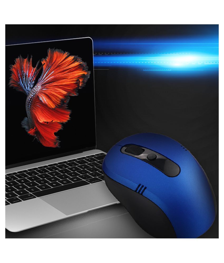 Wireless Mouse Cordless Optical Scroll 2.4GHZ Mouse PC Computer - Buy ...