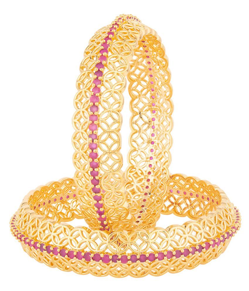 Voylla Filigree Design Brass Bangles: Buy Voylla Filigree Design Brass ...