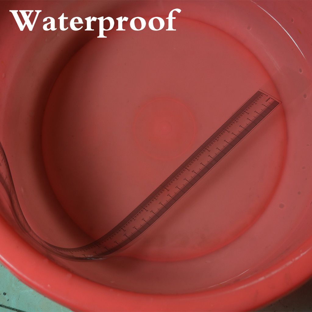 Precision Gauge Transparent Film Ruler Inch: 0-40 Inch Metric: 0-016MM ...