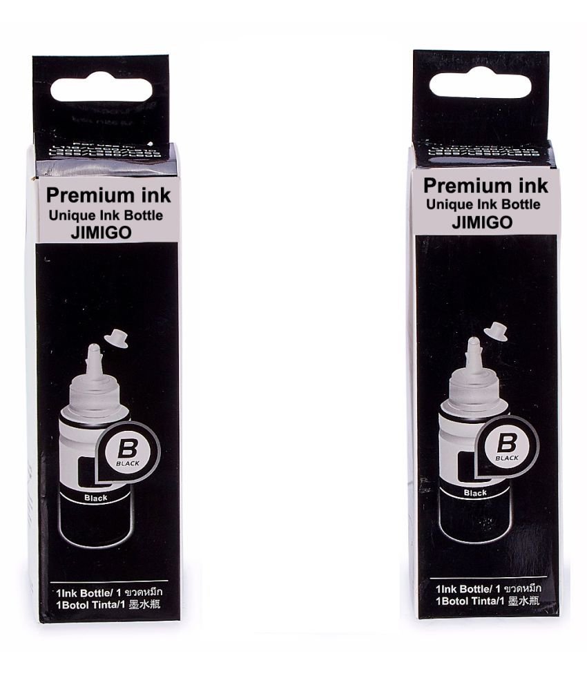 JIMIGO INK FOR EPSON L360 Black Pack of 2 Ink bottle for Refill ink for ...