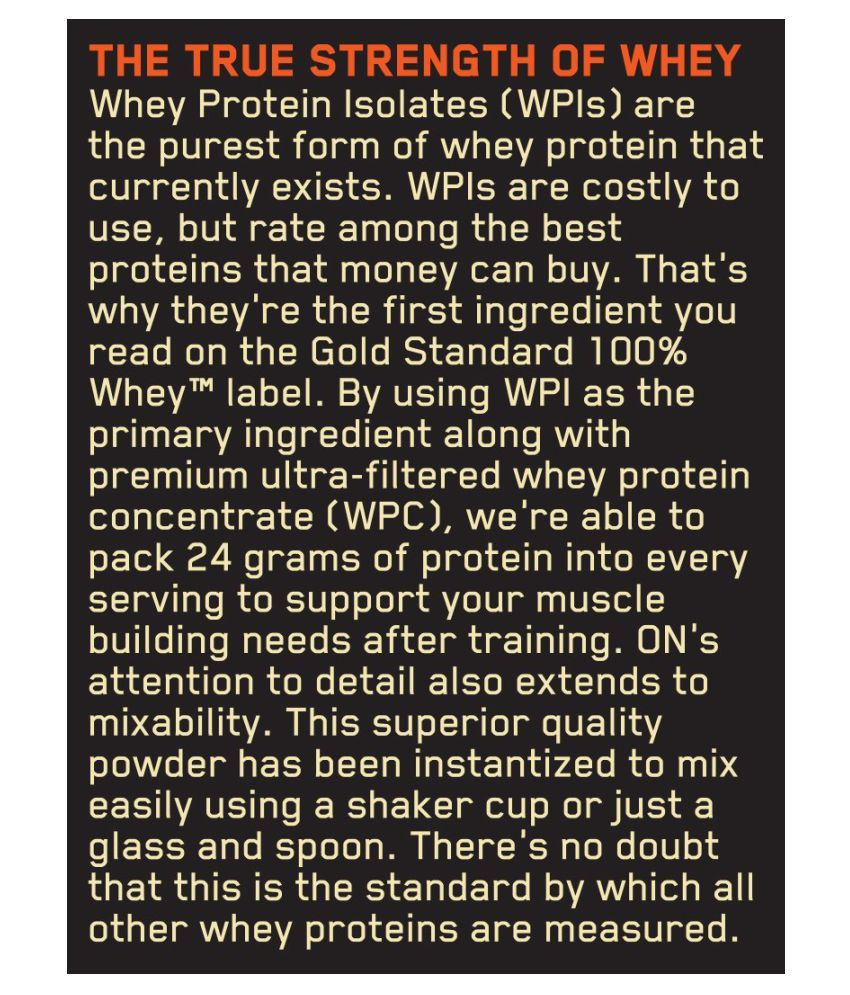 on gold standard whey ROCKY ROAD (28 SERVINGS) 907 gm: Buy on gold ...