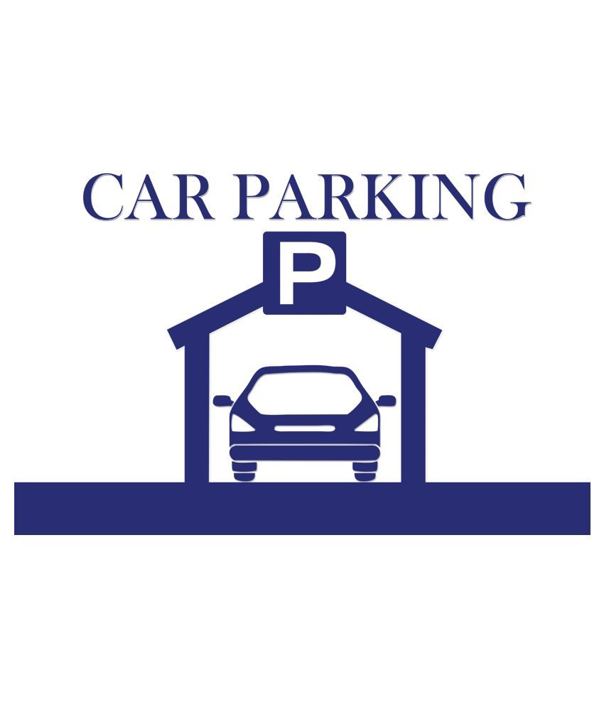 wiptag CAR PARKING WALL STICKER Paper Photo Wall Poster Without Frame ...