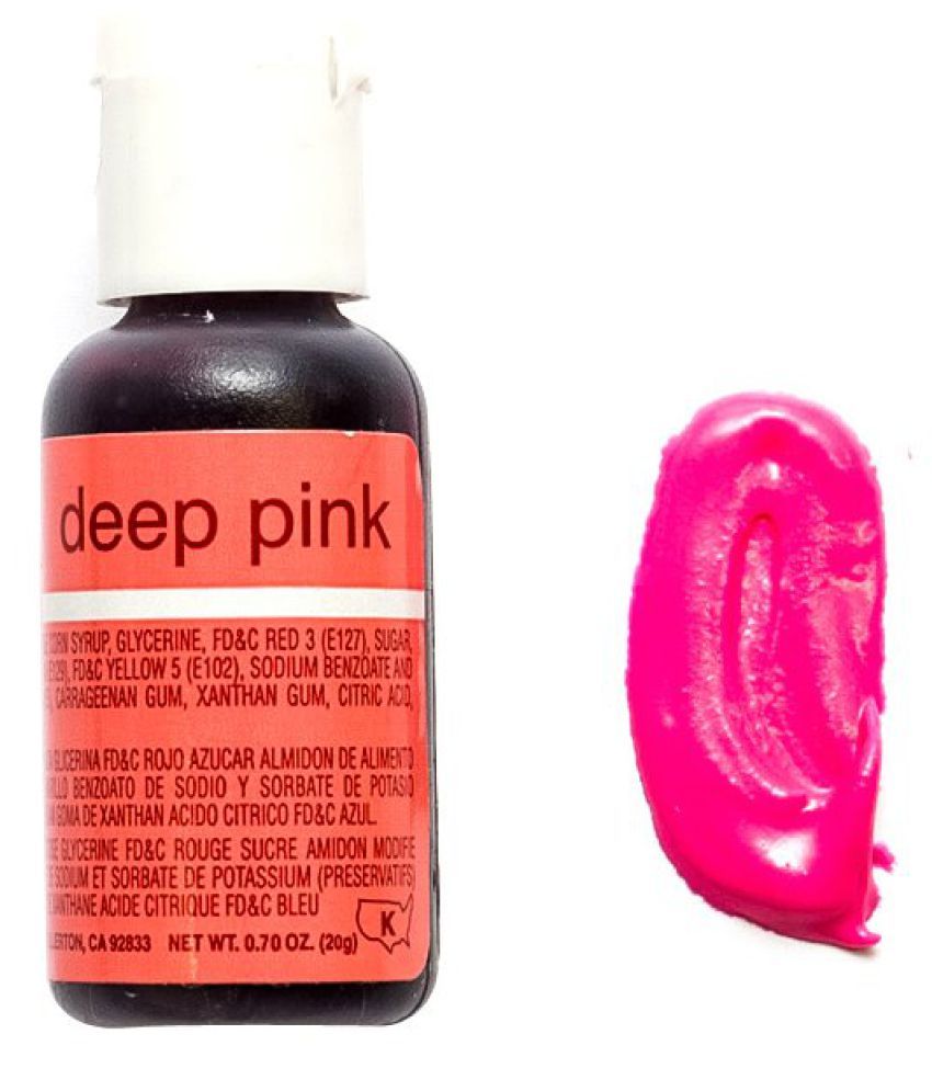 Chefmaster Deep Pink Colour Gel 20 g Pack of 2: Buy Chefmaster Deep ...