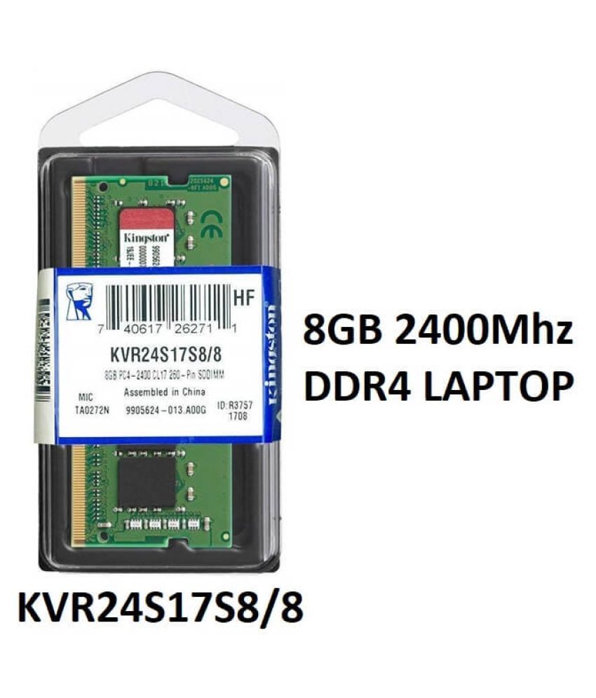 Kingston KVR24N17S8/8 8 GB DDR4 RAM - Buy Kingston KVR24N17S8/8 8 GB ...