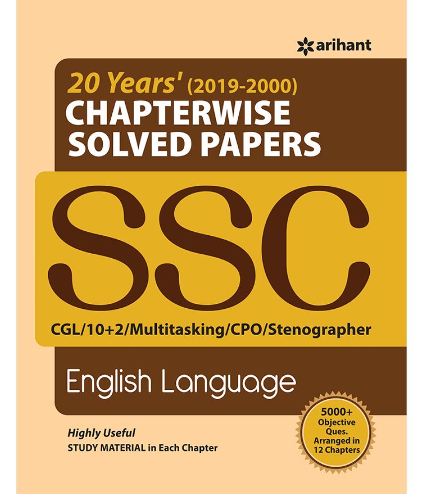 SSC English Language Chapterwise Solved (E): Buy SSC English Language ... SSC English Language Chapterwise Solved (E): Buy SSC English Language ...