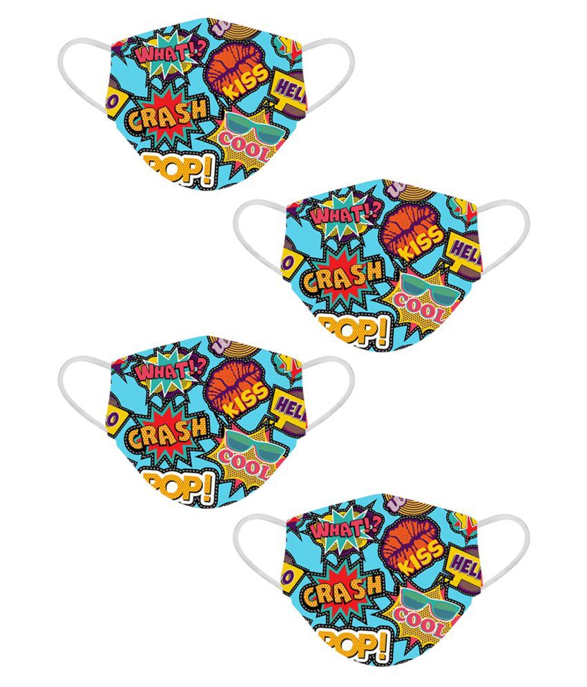 Comically Yours Multicolor 3 layered Reusable,Washable,Breathable ...