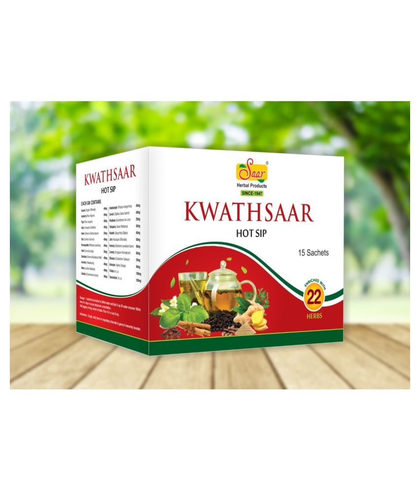 Saar KWATHSAAR HOT SIP Powder 150 gm Pack Of 1: Buy Saar KWATHSAAR HOT ...