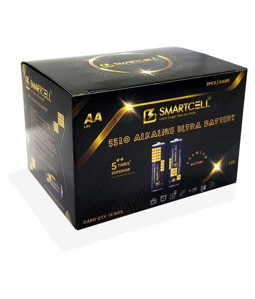 Smartcell AA Alkaline 1.5V Premium Series Gift Box Non Rechargeable ...