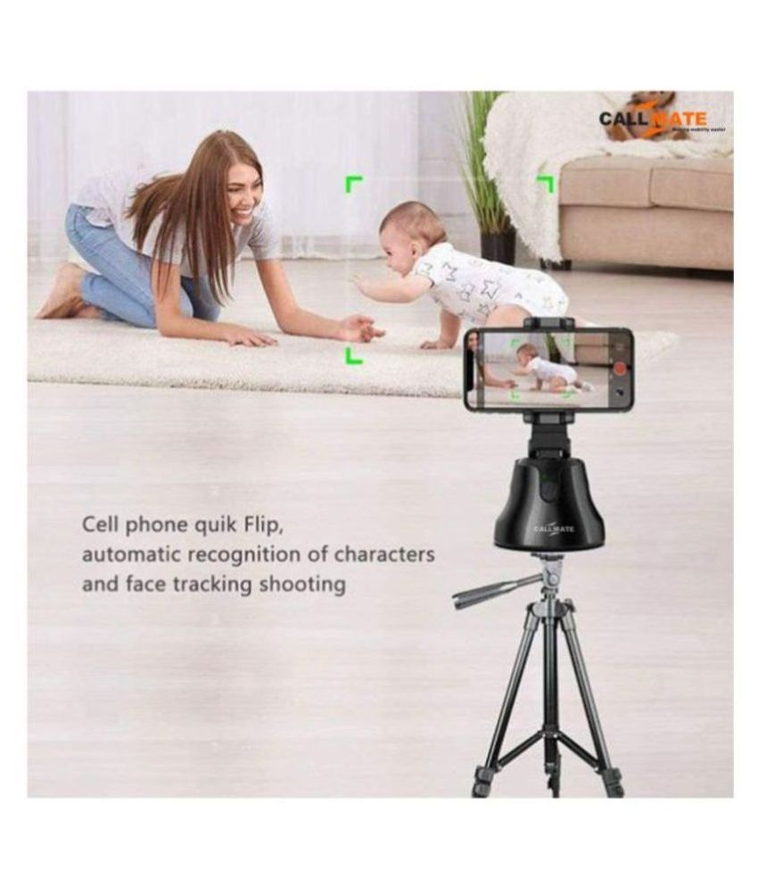 Fun Chase Object Tracking Mobile Holder 360 Rotation Auto Face Tracking Smart Shooting Holder