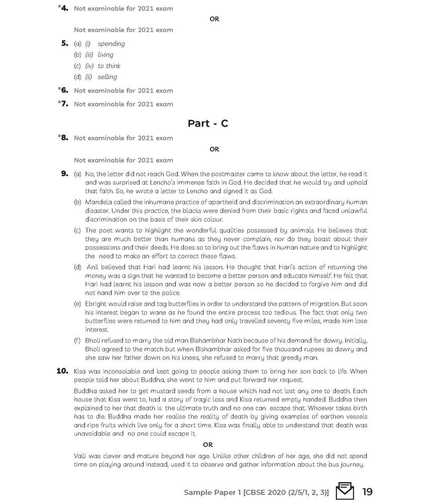 Educart CBSE Sample Question Papers English Language & Literature Class ... Educart CBSE Sample Question Papers English Language & Literature Class ...