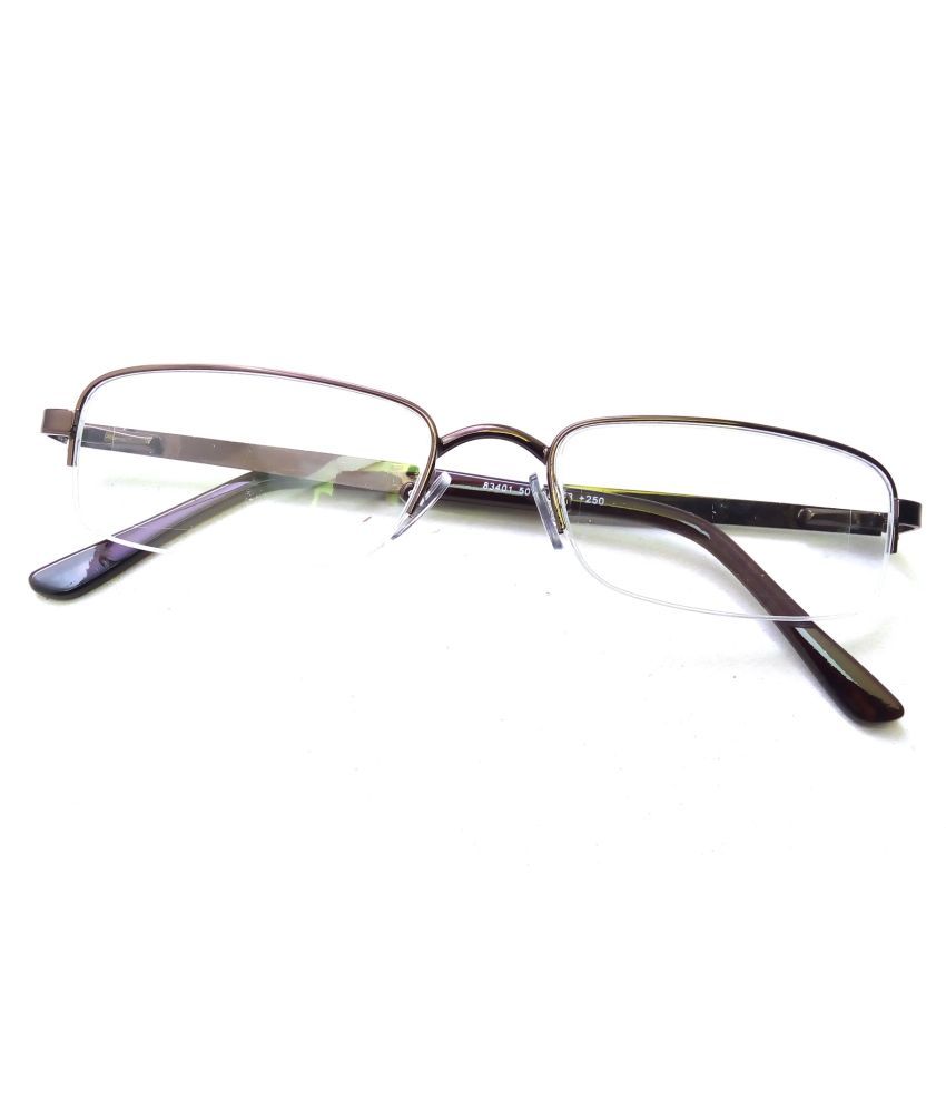 N Specs Rectangle Half Rim Reading Glasses - Buy N Specs Rectangle Half ...