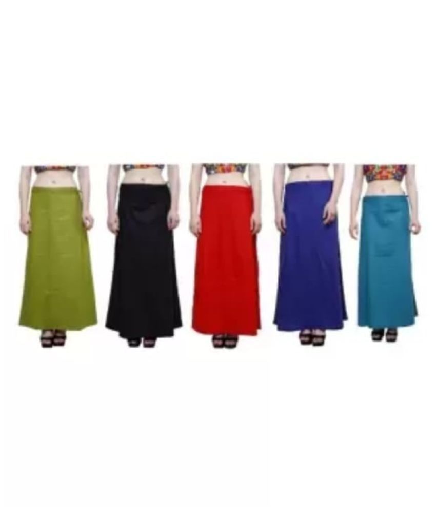 Perfect cloth store Multicoloured Cotton Petticoat Price in India - Buy ...