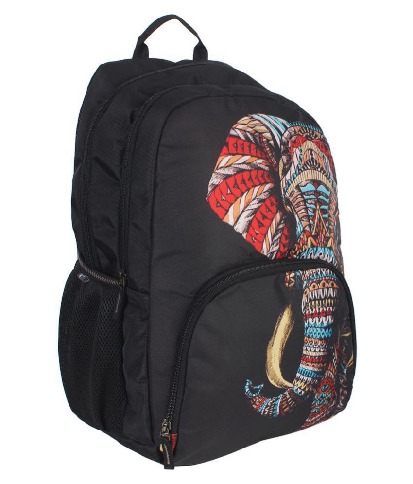 President Black Backpack - Buy President Black Backpack Online at Low ...