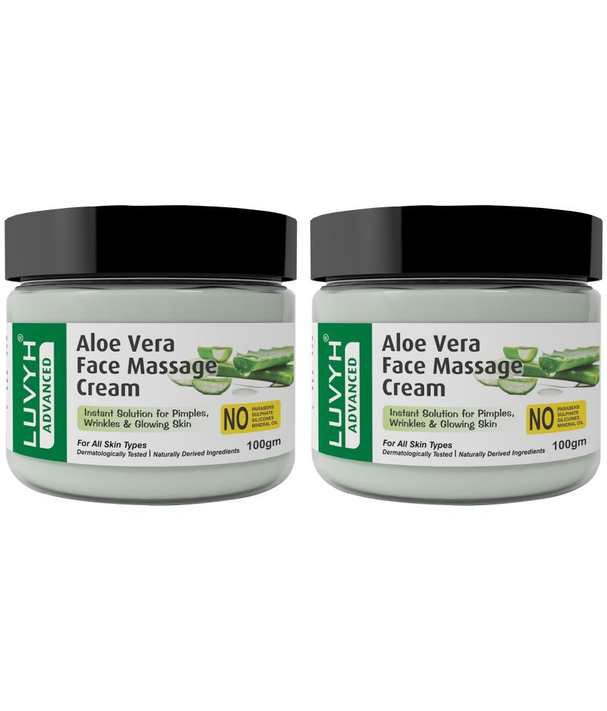 Luvyh Aloe Vera Face Cream Moisturizer 200 Gm Pack Of 2 Buy Luvyh Aloe
