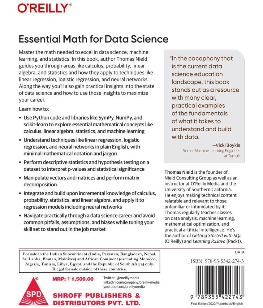 Essential Math For Data Science Take Control Of Your Data With Essential Math For Data Science Take Control Of Your Data With