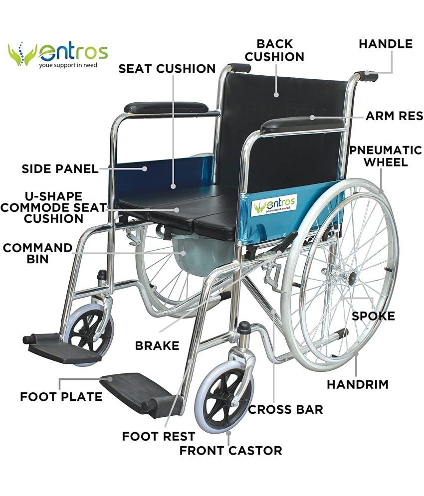 entros KL609U Manual Wheel Chair: Buy entros KL609U Manual Wheel Chair ...