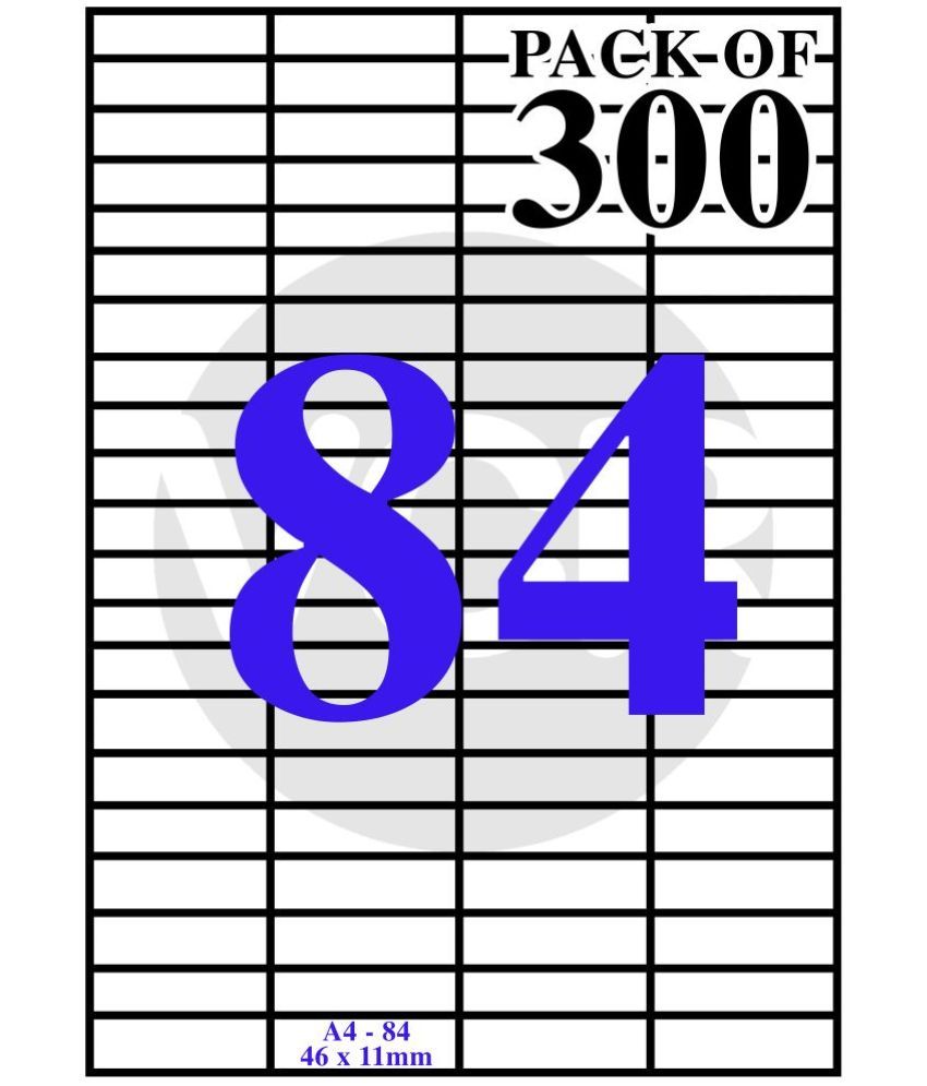 A4 Size White Self Adhesive Label/Sticker for Printer (Inject/Copier ...